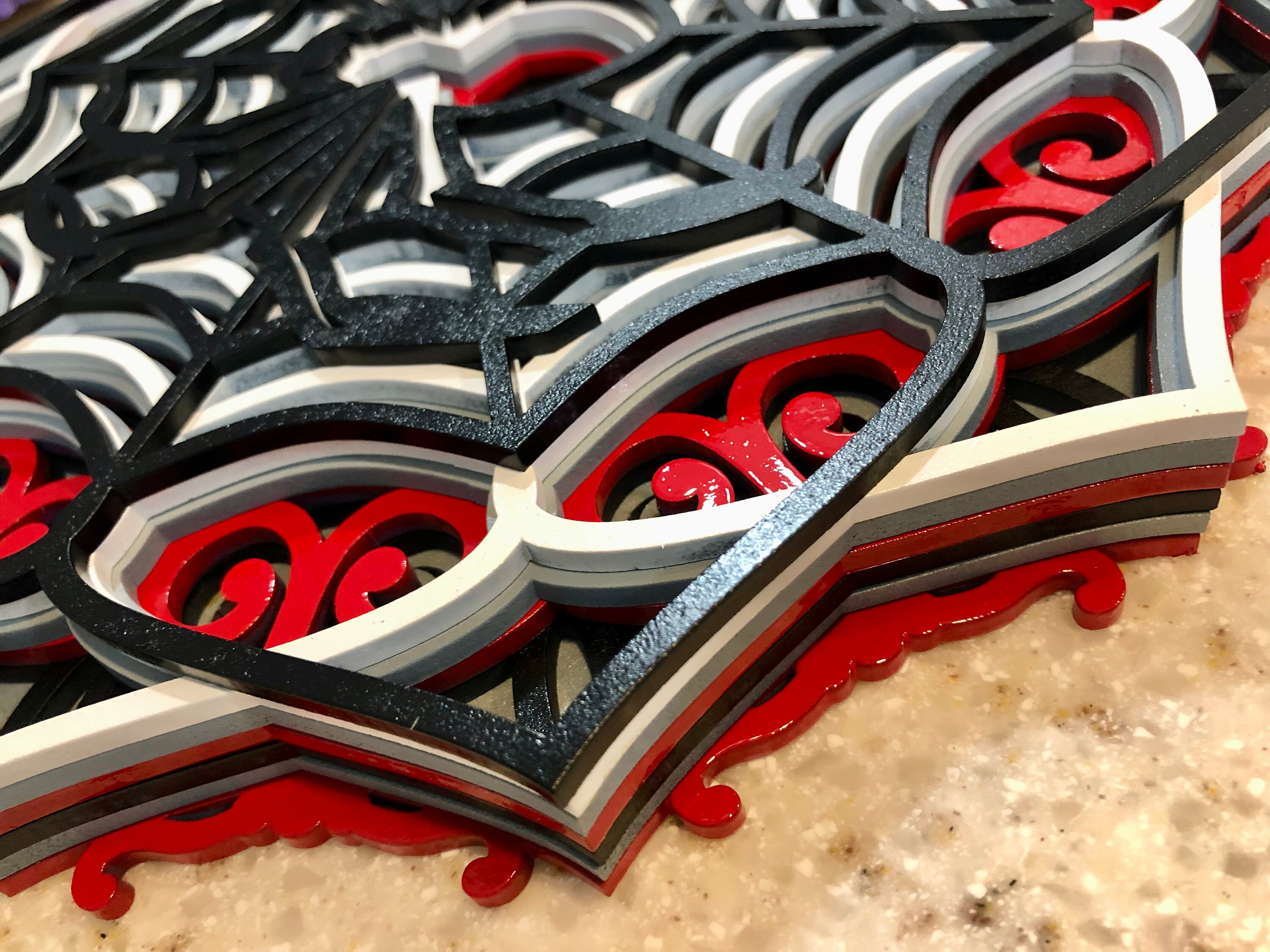 3D Spiderweb Mandala - Etsy