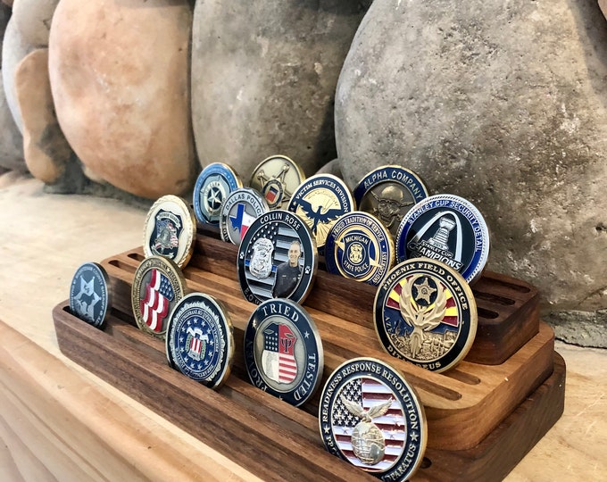 Desk Challenge Coin Holder - Etsy