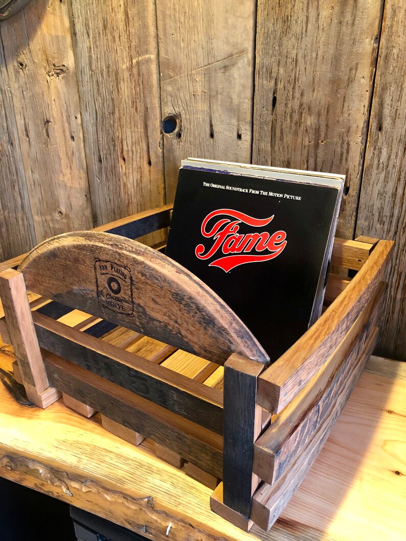 Bourbon Stave Record Storage - Etsy