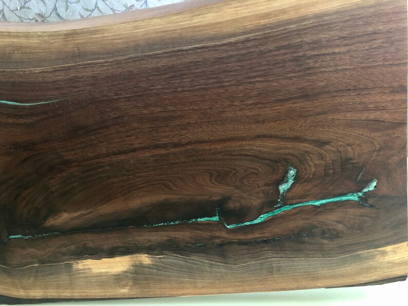 Live Edge Resin Filled Table - Etsy