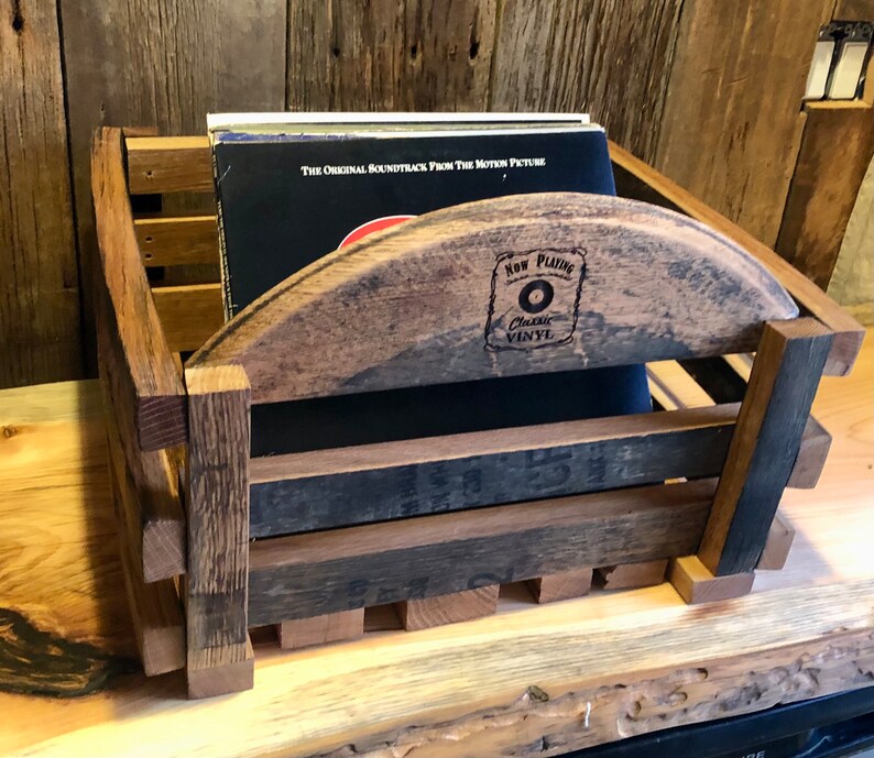 Bourbon Stave Record Storage - Etsy