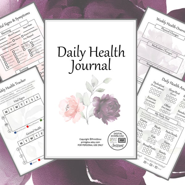Health Planner - Etsy
