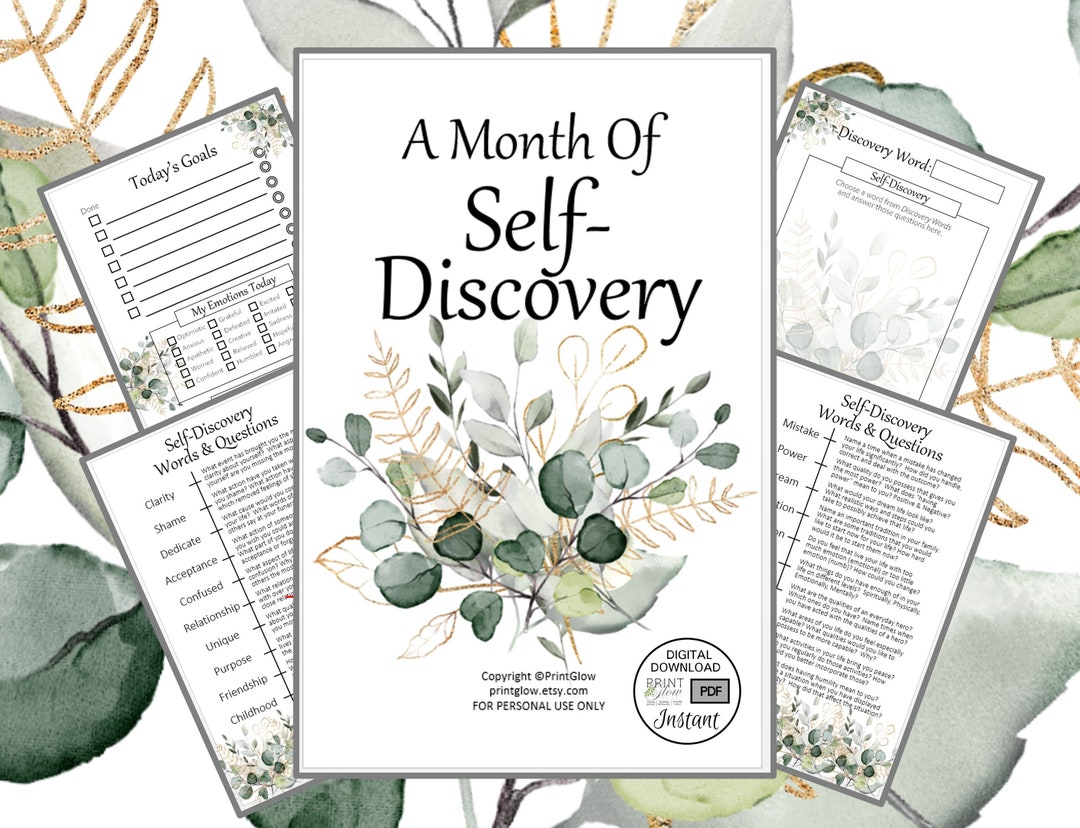 Foliage Self-discovery Planner: Printable | Digital Planner | Simple ...
