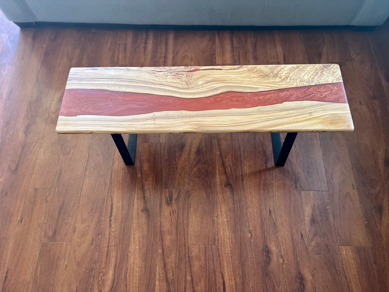 Live Edge Resin Coffee Table - Etsy