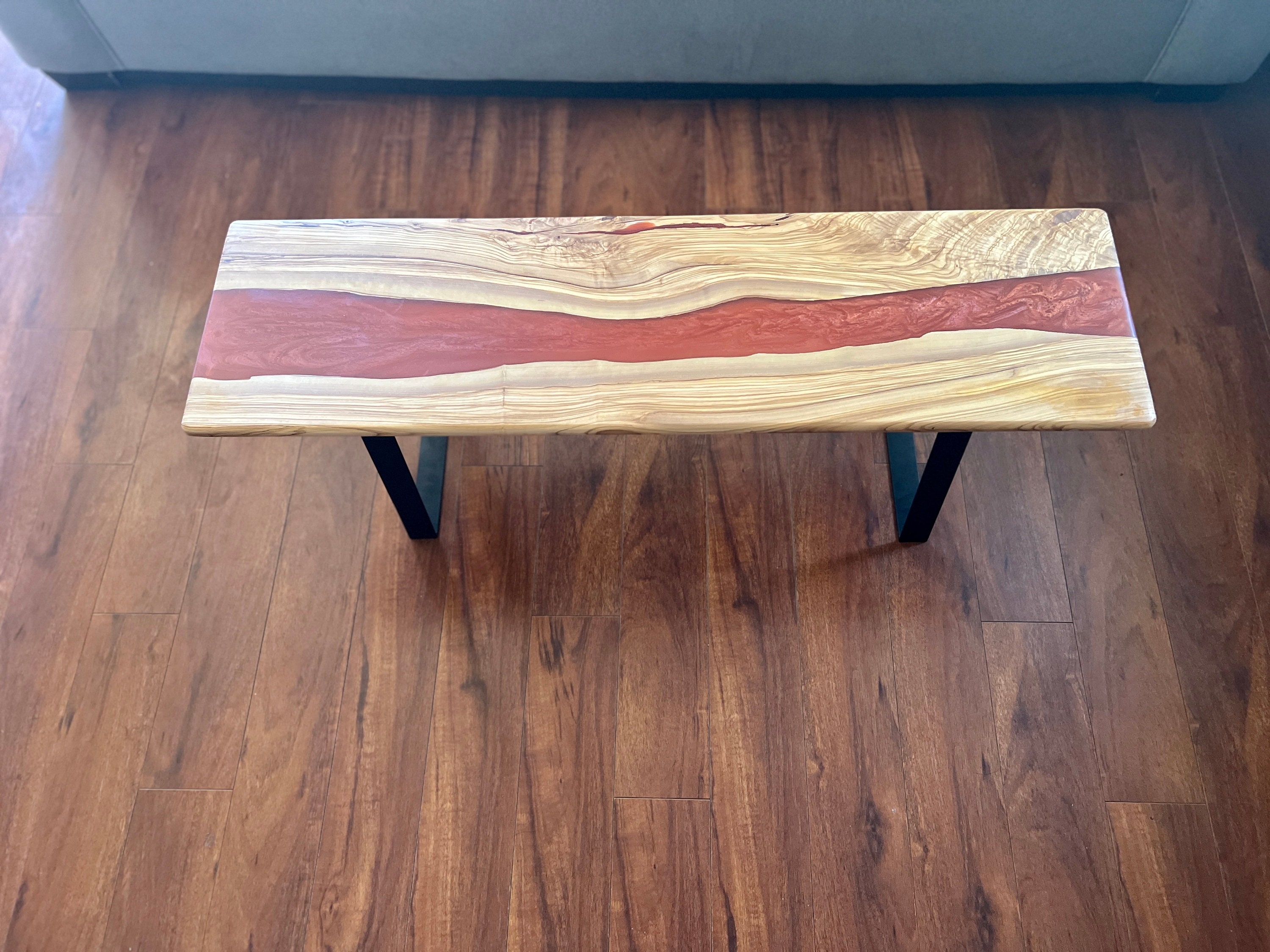 Live Edge Resin Coffee Table - Etsy