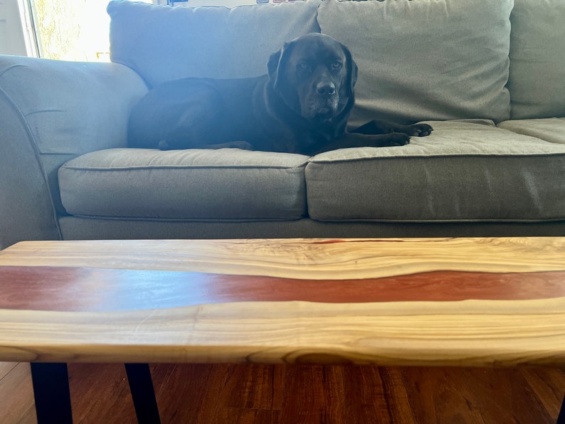 Live Edge Resin Coffee Table - Etsy