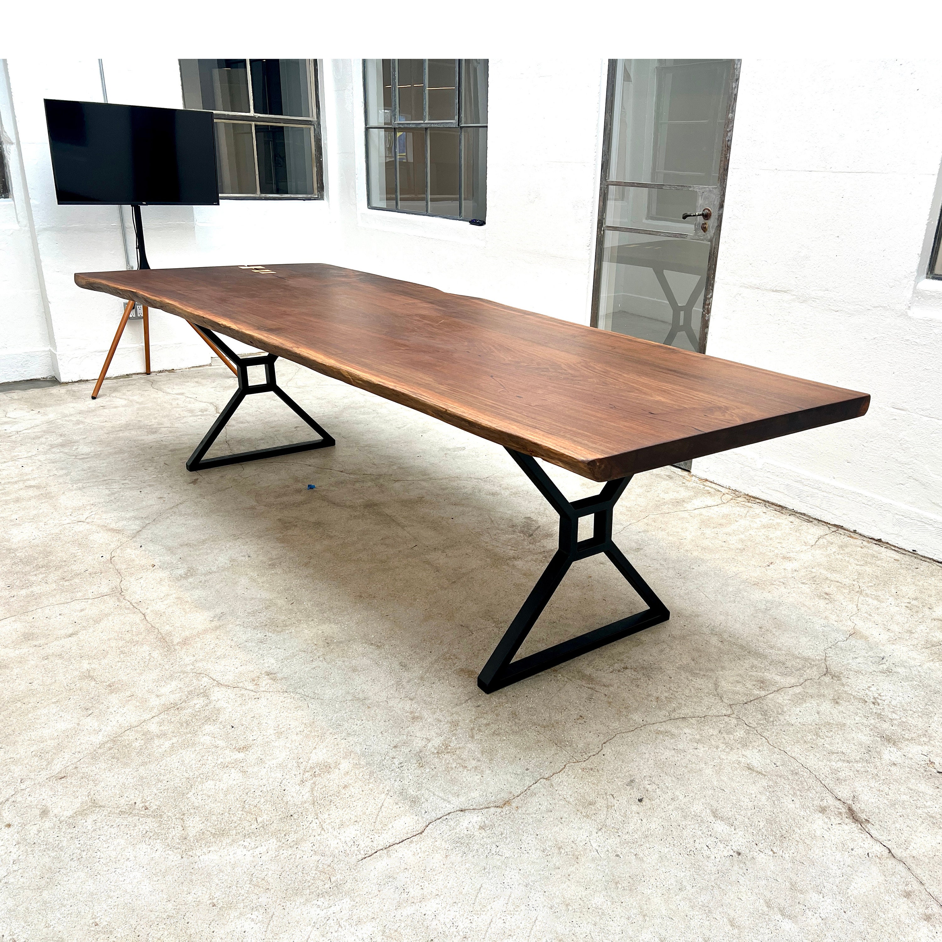 Conference/dining Room Live Edge Table - Etsy