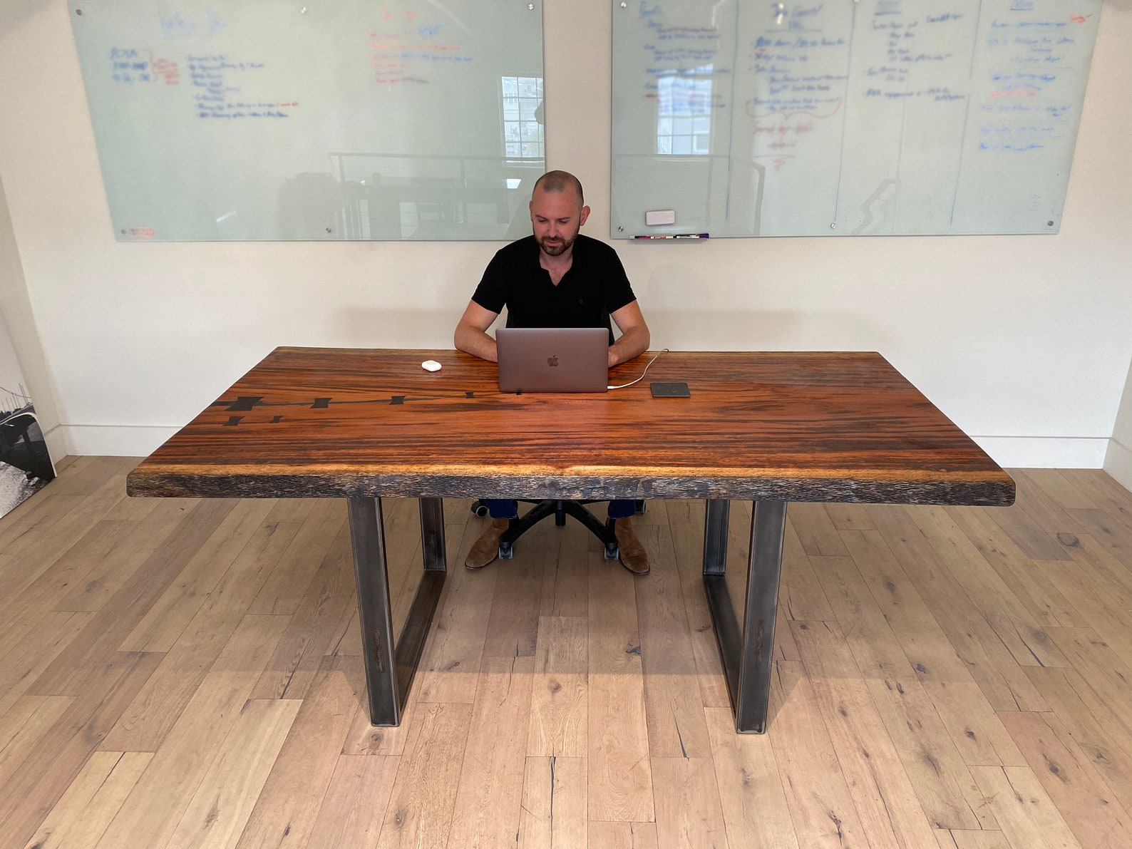 Conference/dining Room Live Edge Table - Etsy
