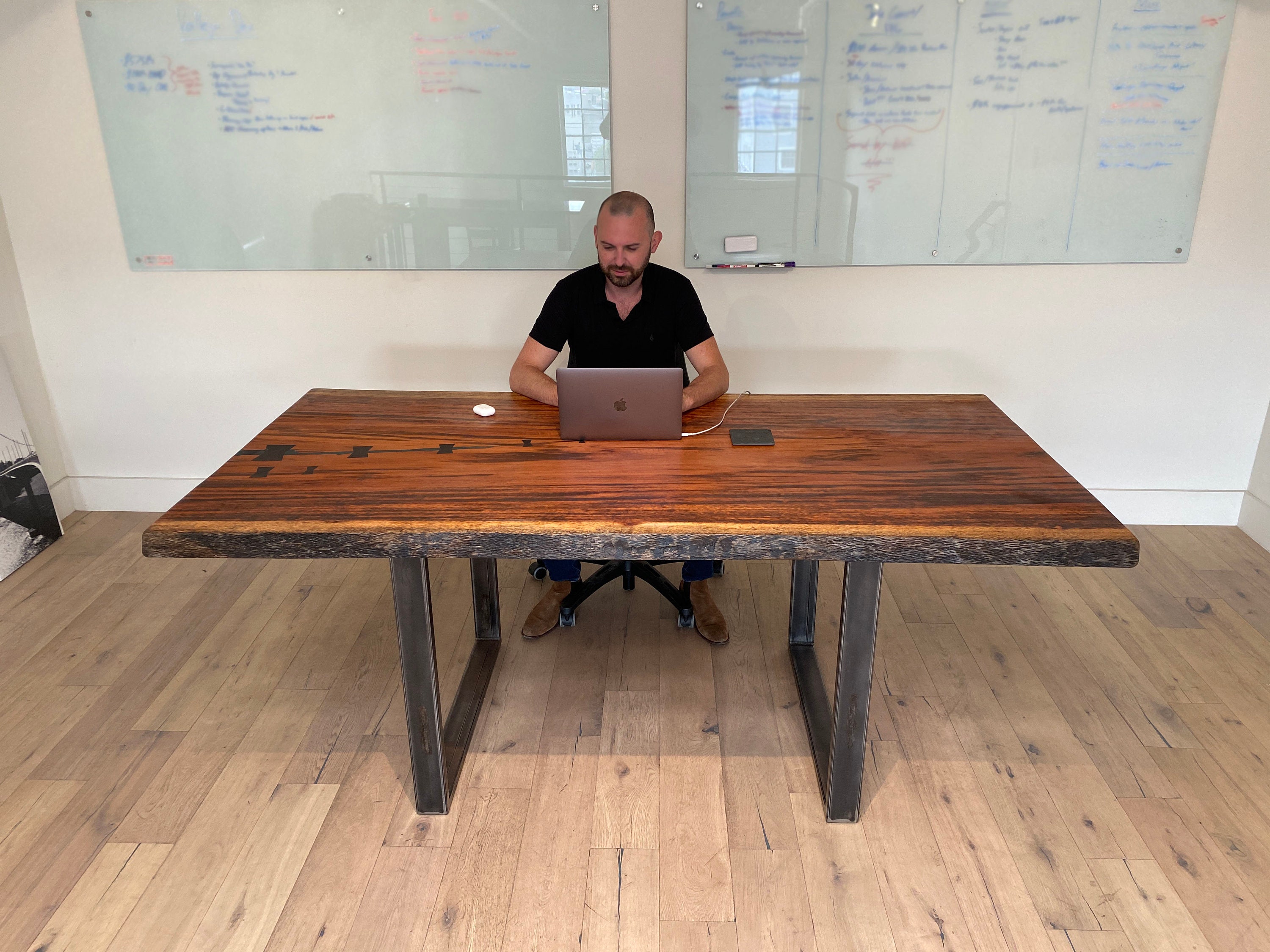 Conference/dining Room Live Edge Table - Etsy