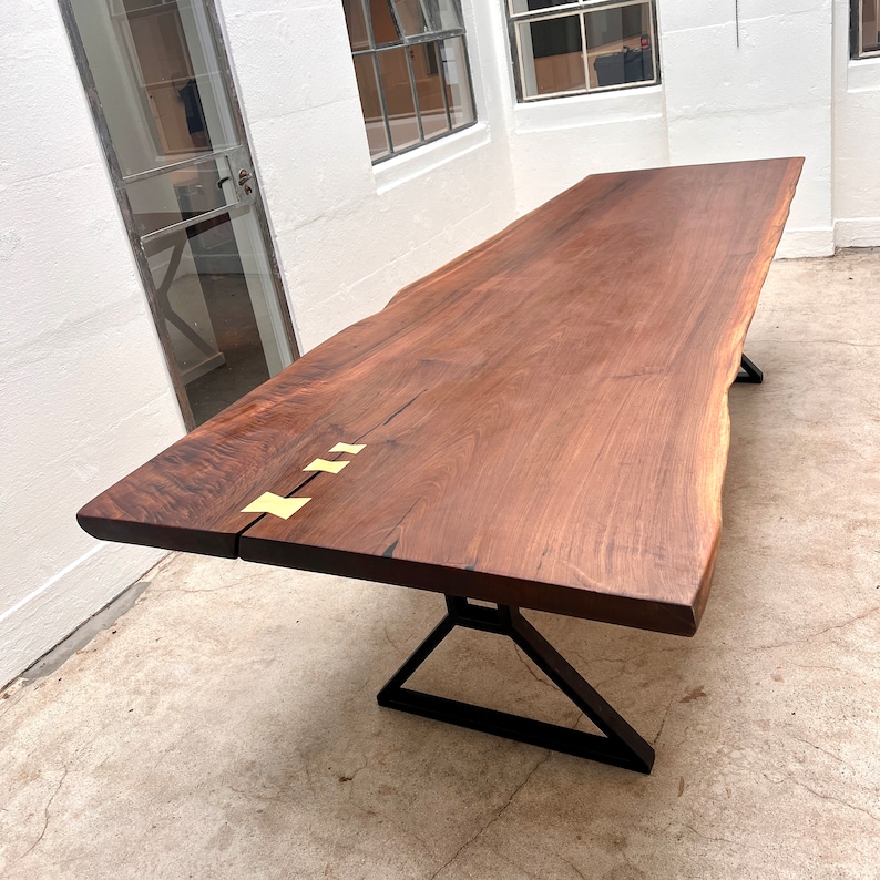 Conference/dining Room Live Edge Table - Etsy