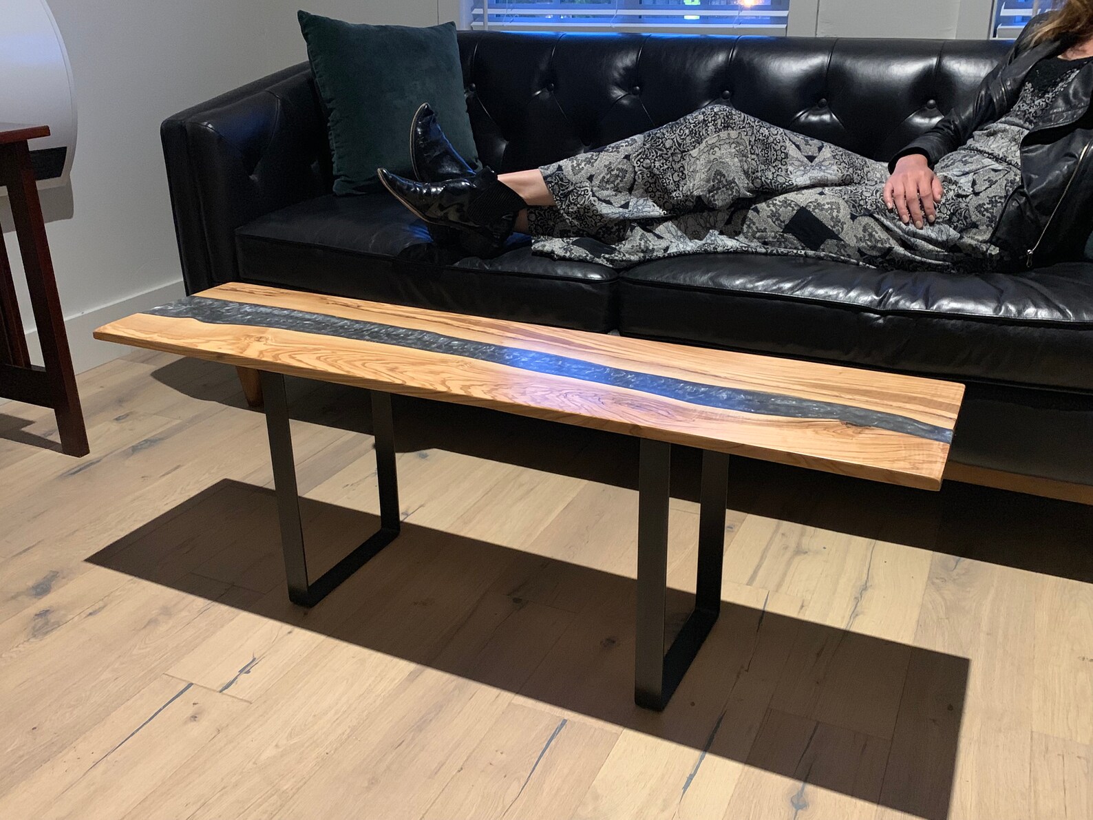 Live Edge Resin Coffee Table - Etsy