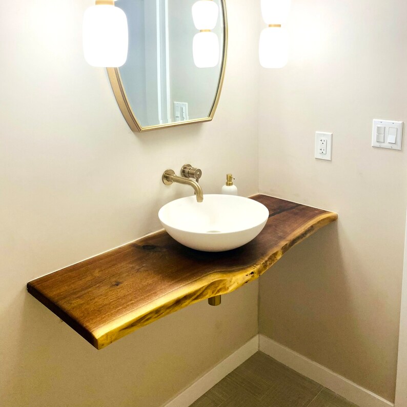 Live Edge Vanity - Etsy