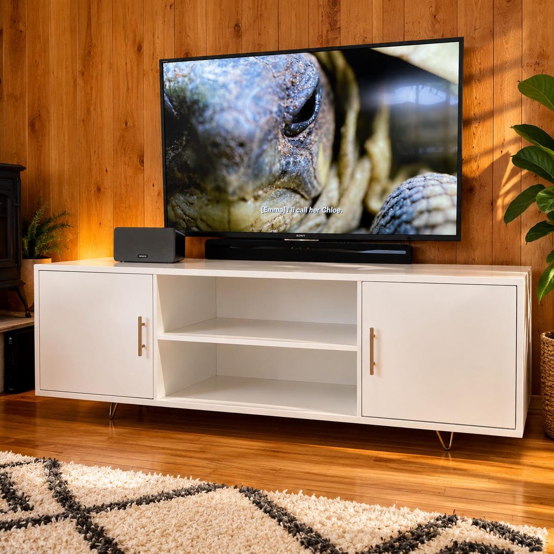 Handmade Modern Media Console, Modern Living Room Storage Cabinet ...