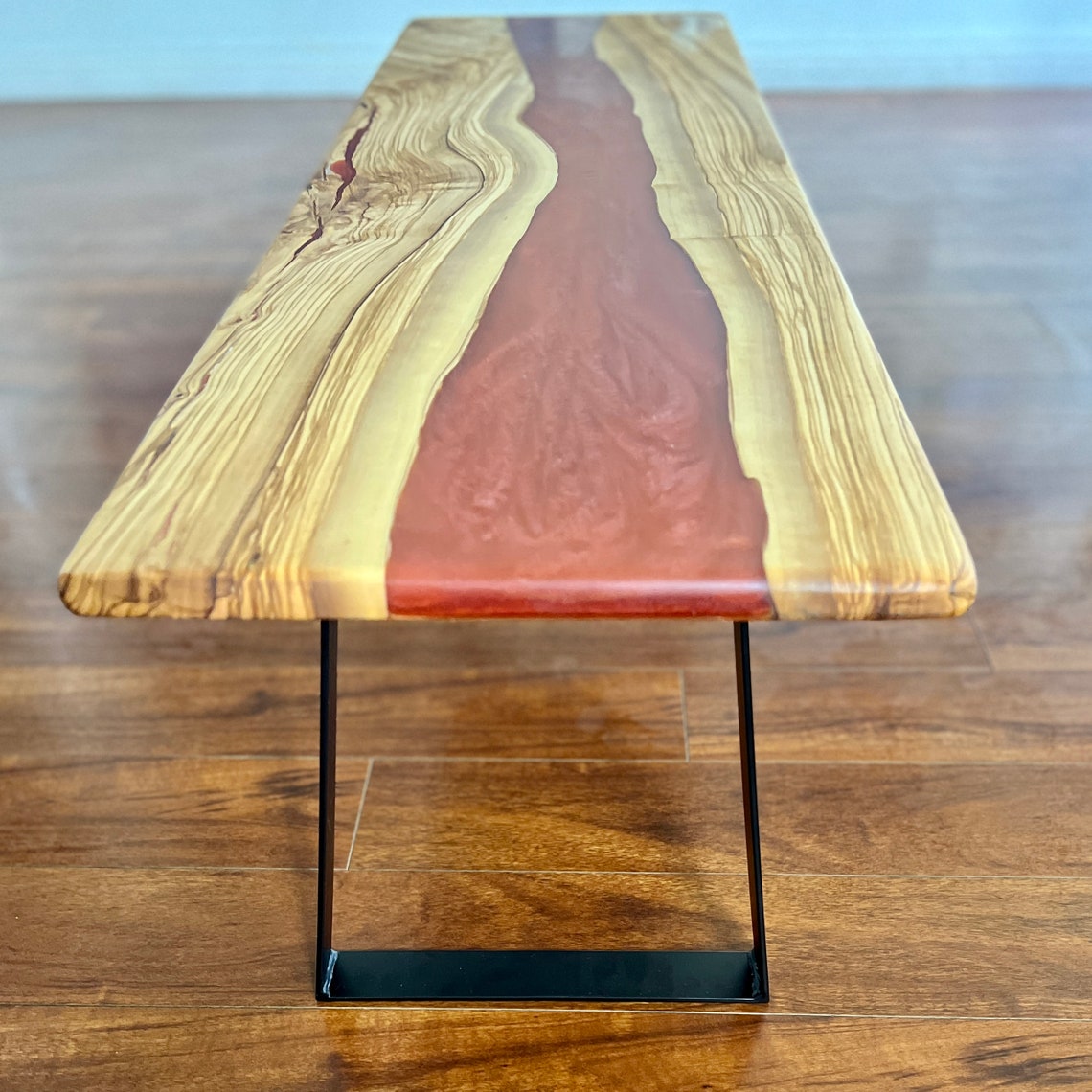 Live Edge Resin Coffee Table - Etsy