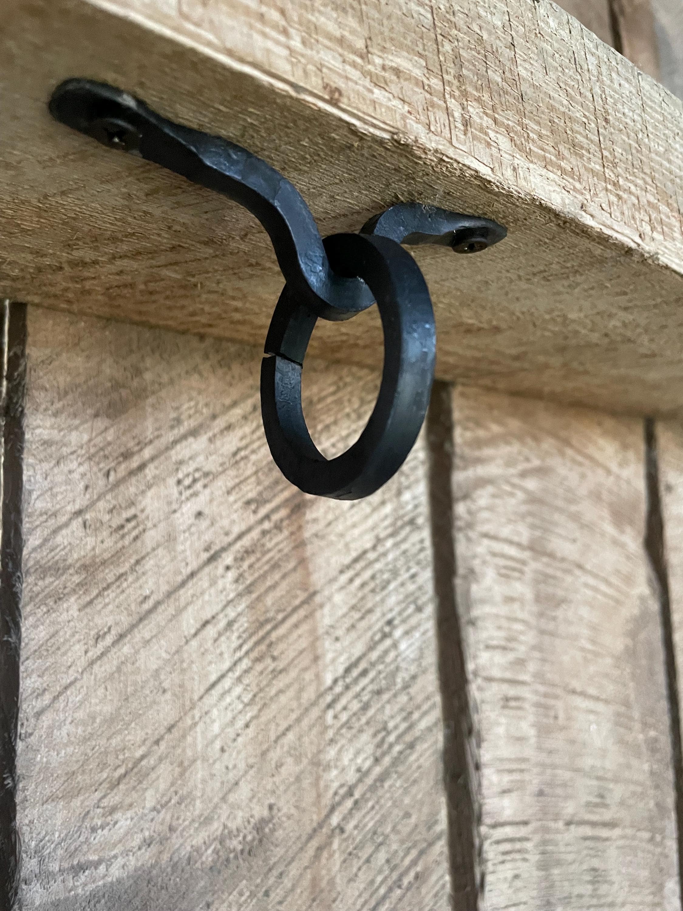 Forged Ceiling Loop Ring Mounts - Etsy