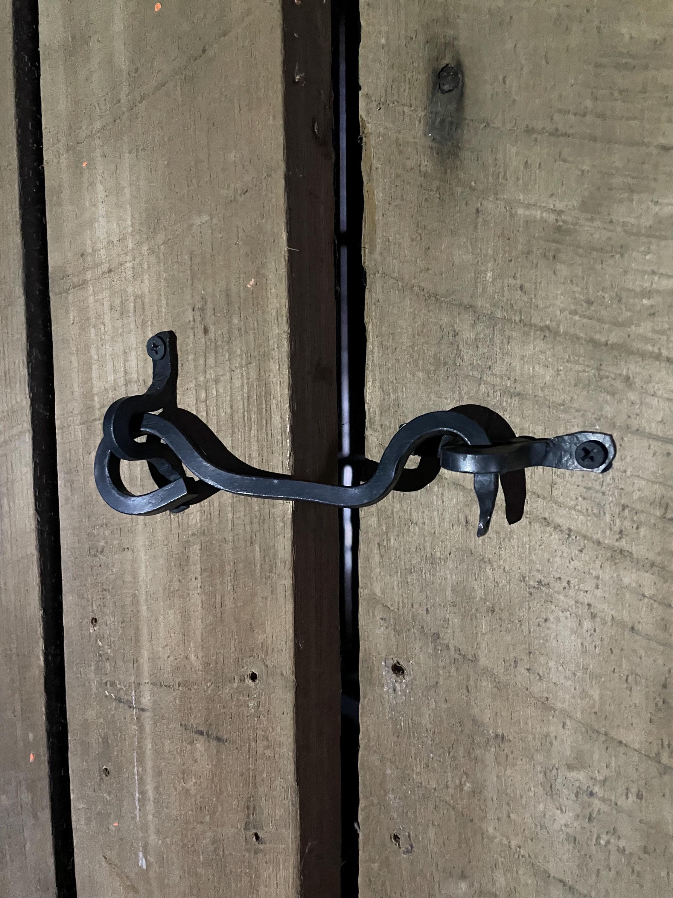 Forged Hook Latch With Lock - Etsy