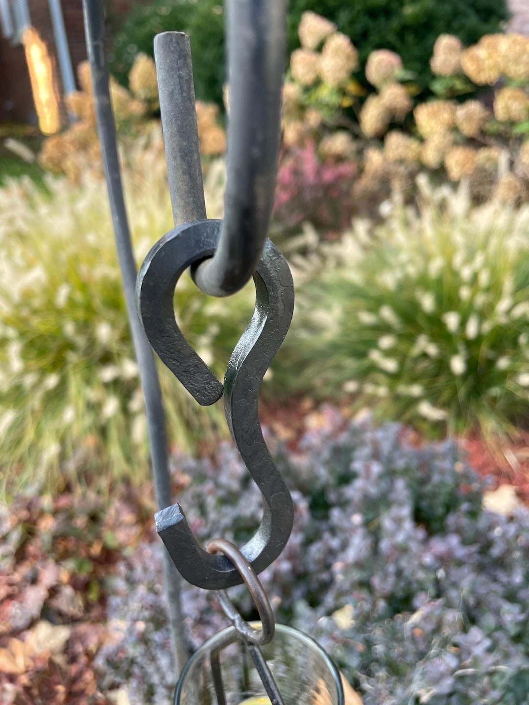 Forged J Hook With Eye Hanger - Etsy