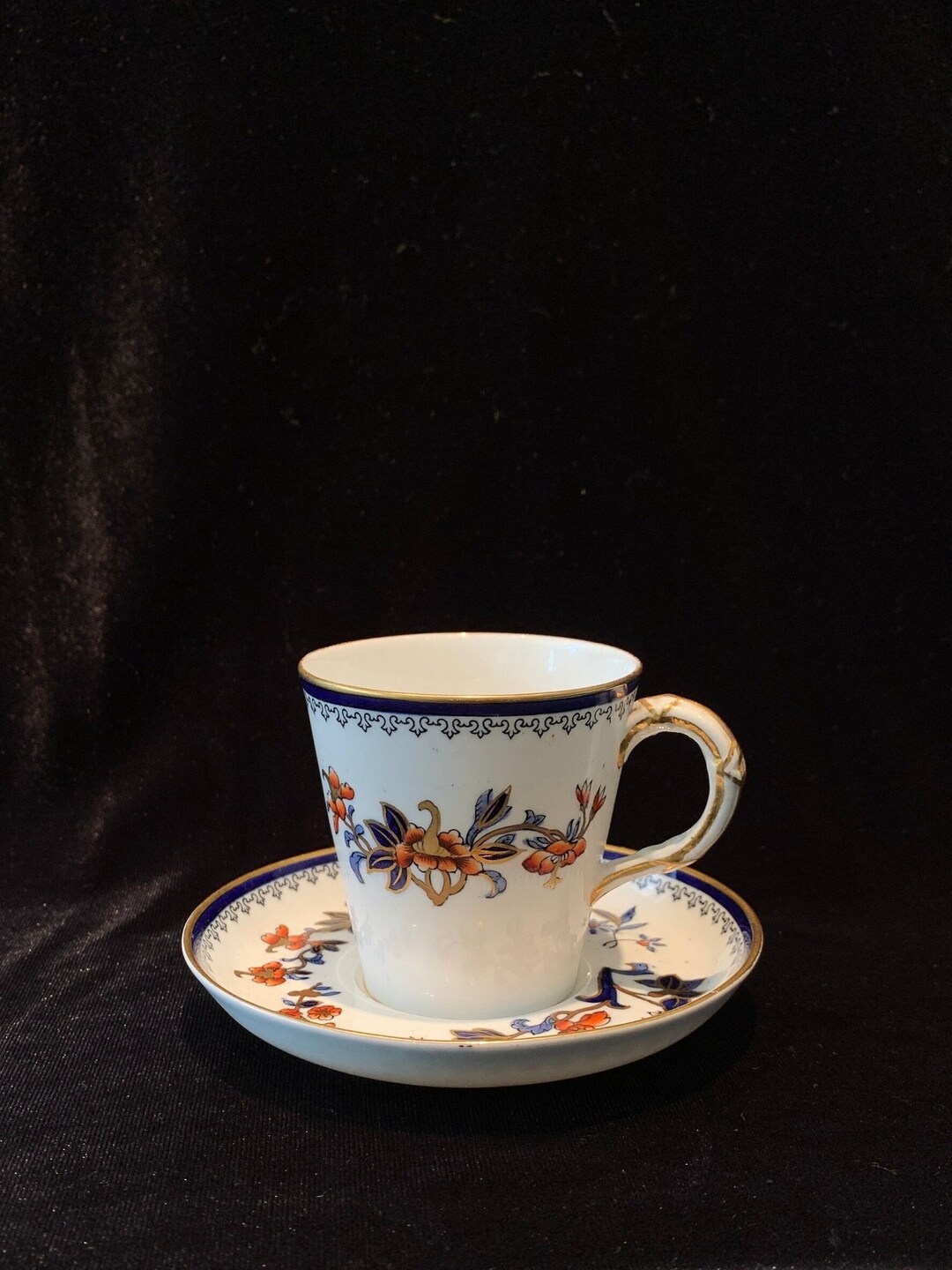 Royal Worcester Imari Coffee Can & Saucer, Antique 1879 - Etsy