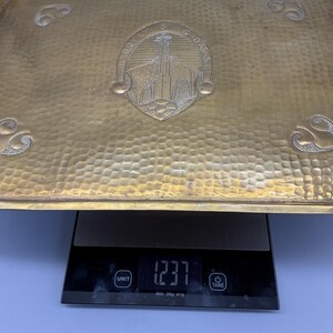 French Basque Arts and Crafts Brass Tray by Mugaritz About 1910 - Etsy