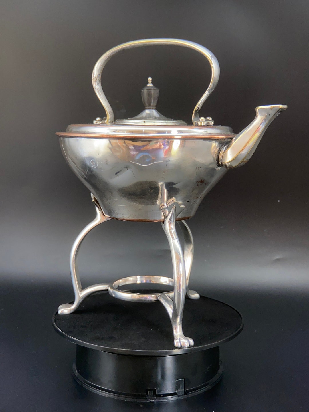 WAS Benson Arts & Crafts Electroplated Spirit Kettle - Etsy