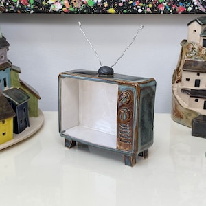 Pottery Shrine or Altar. Television Shaped. Handmade & Unique Handmade ...