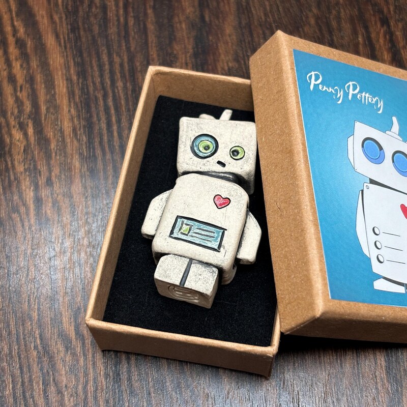 Robot Sculpture - Etsy