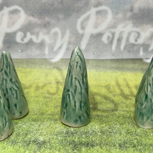 Miniature Ceramic Trees. Part of Cute Mini Village Range - Unique and ...