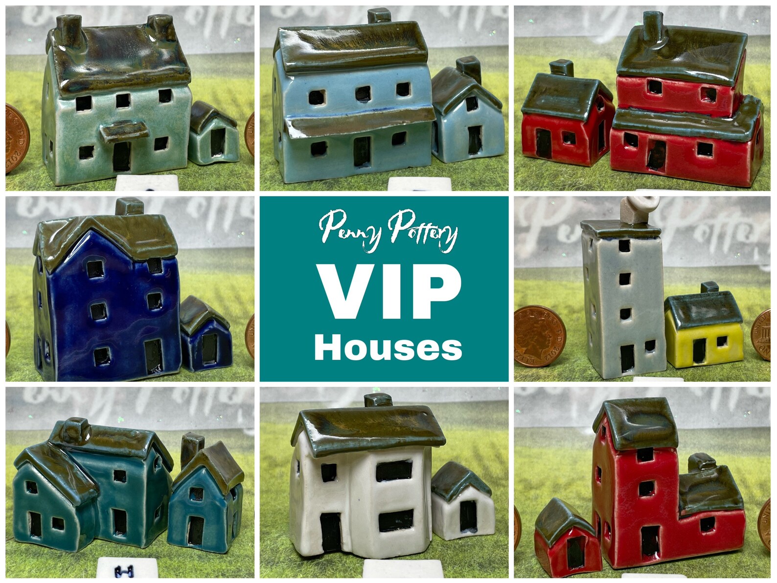 Miniature Ceramic VIP Houses Exclusive Limited Edition - Etsy