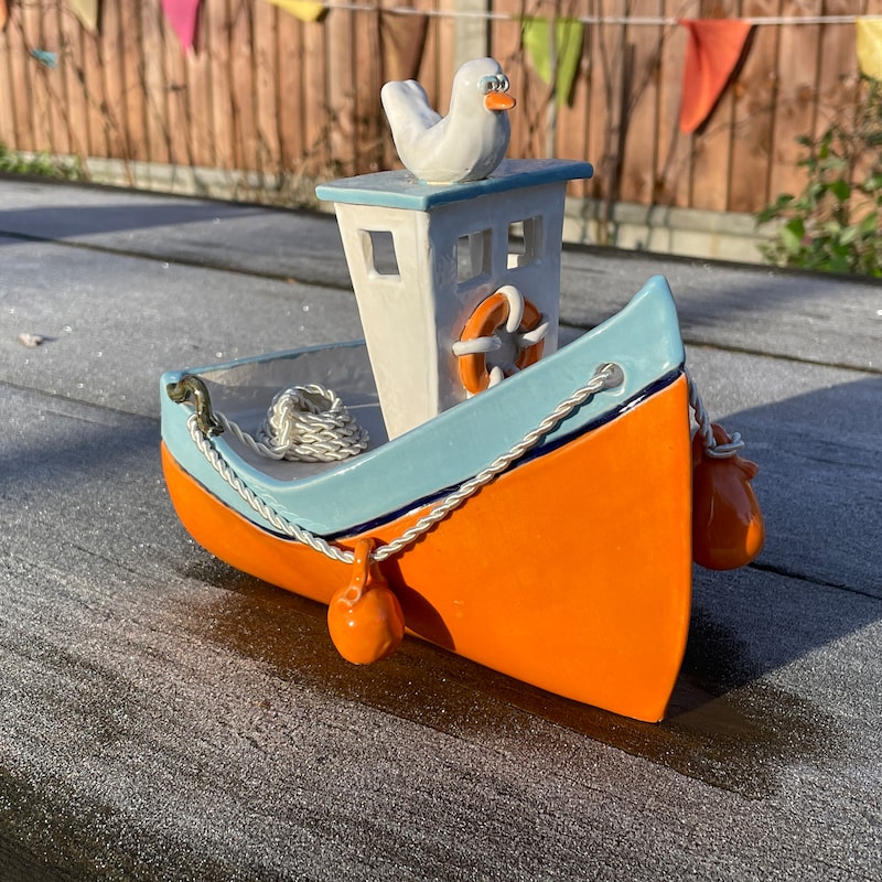 Ceramic Boat - Etsy
