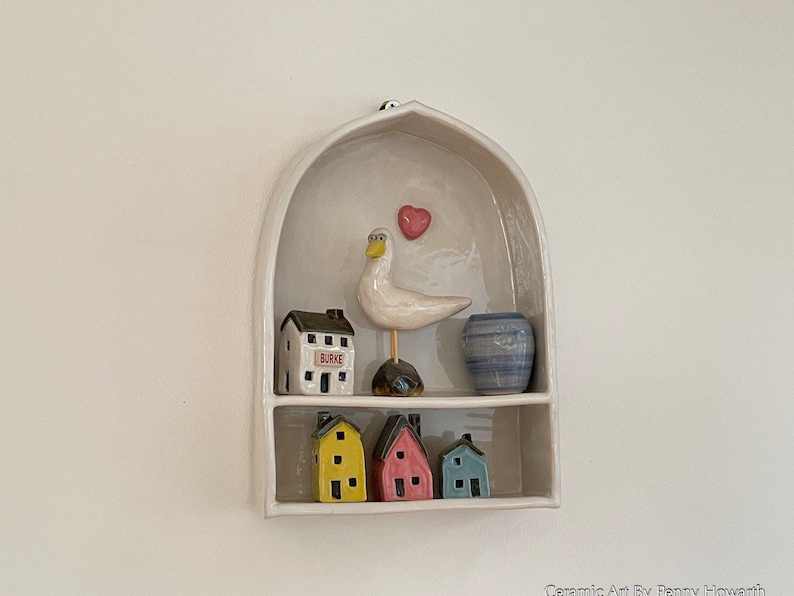 Pottery Shrine or Altar. Arch With Pink Heart. Handmade & Unique ...