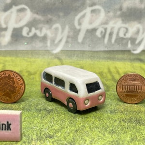 Miniature Ceramic Campervans / Caravanette / Bus / Minibus - Various ...
