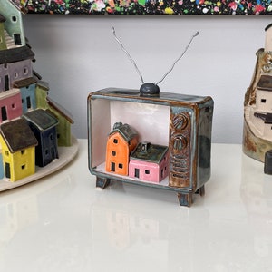 Pottery Shrine or Altar. Television Shaped. Handmade & Unique Handmade ...