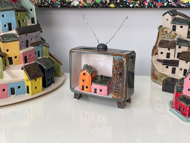 Pottery Shrine or Altar. Television Shaped. Handmade & Unique Handmade ...