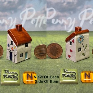 Flower Houses. Miniature Ceramic Cottage Designs. Handmade by Collected ...