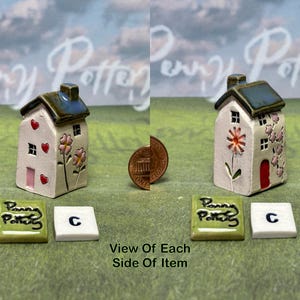 Flower Houses. Miniature Ceramic Cottage Designs. Handmade by Collected ...
