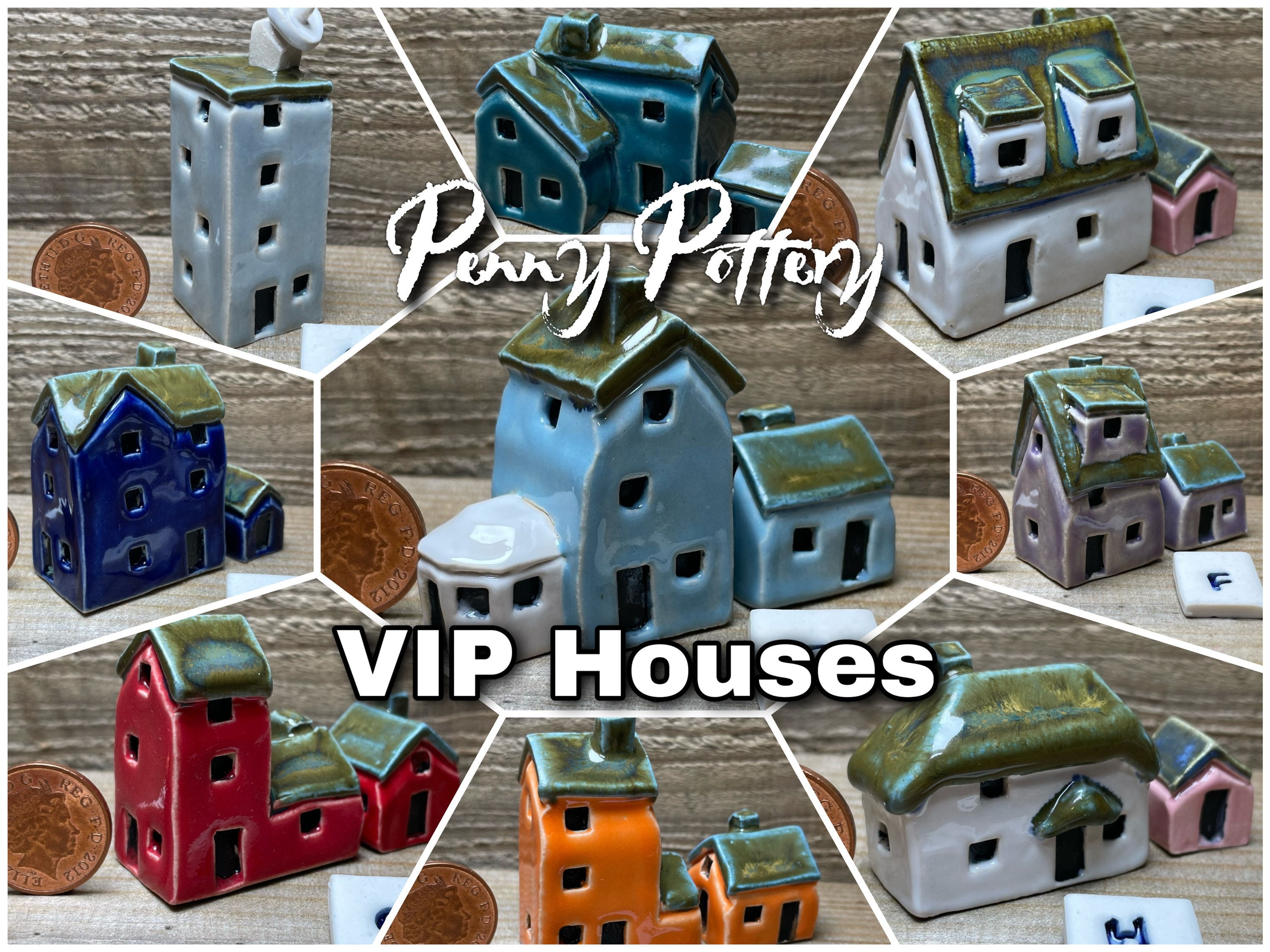 Miniature Ceramic VIP Houses Exclusive Limited Edition - Etsy UK