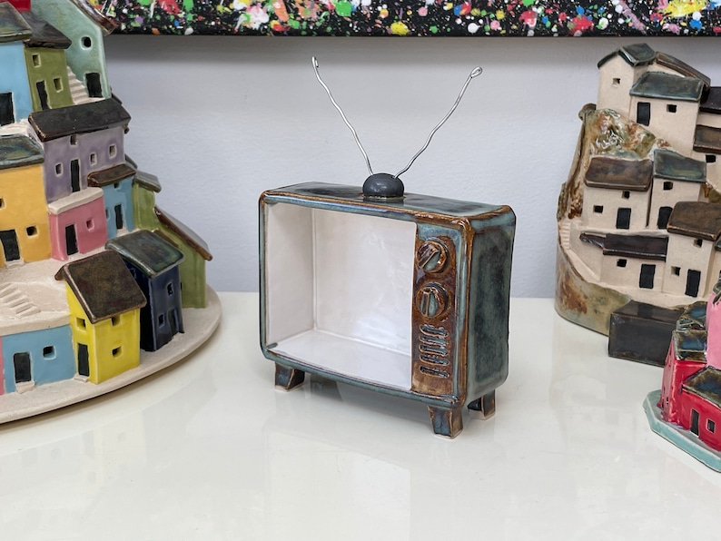 Pottery Shrine or Altar. Television Shaped. Handmade & Unique Handmade ...