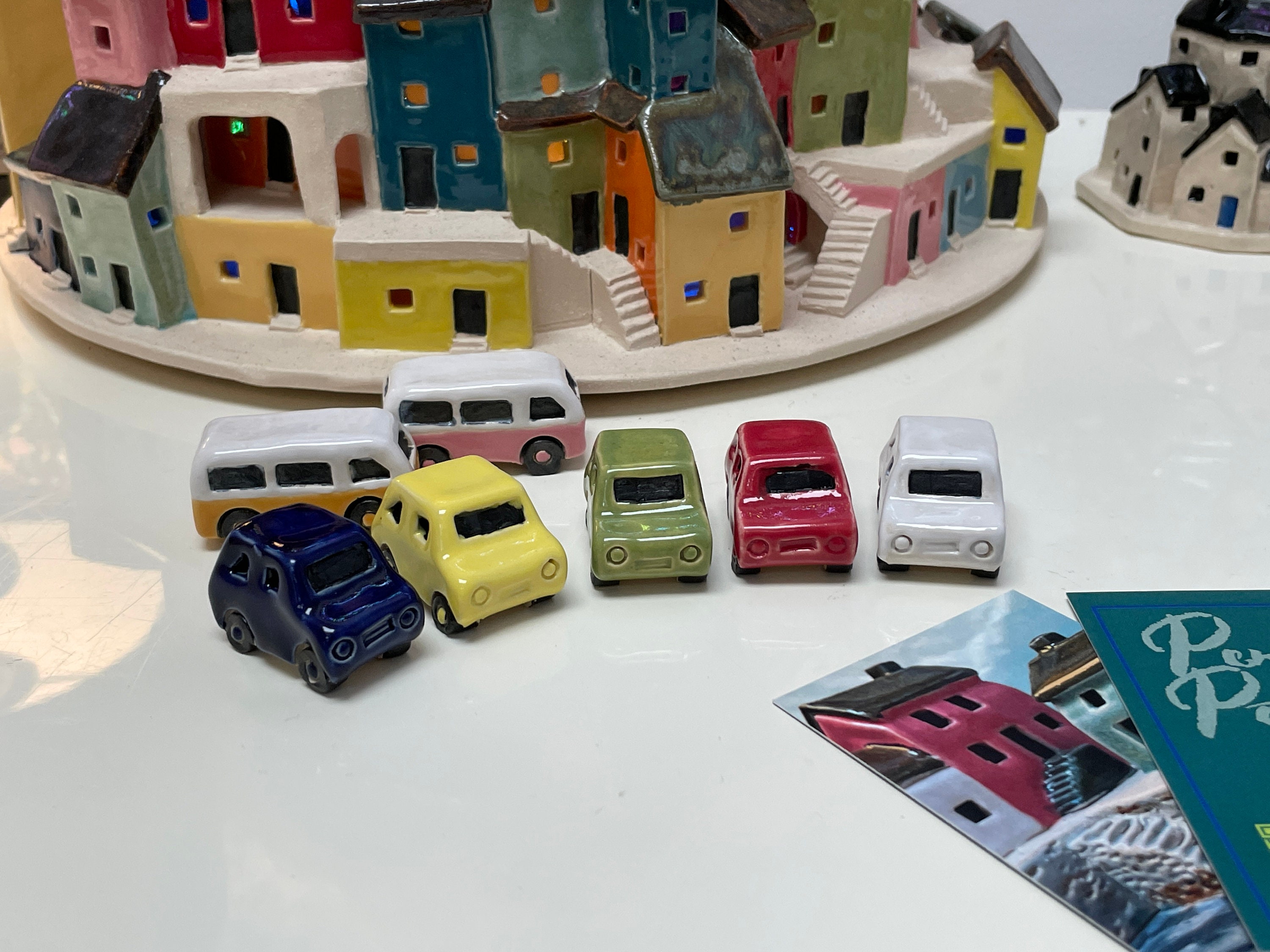 Miniature Ceramic Cars Various Colour Glazed Stoneware Clay - Etsy UK