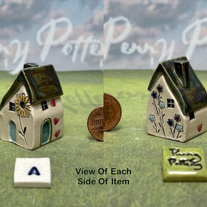 Flower Houses. Miniature Ceramic Cottage Designs. Handmade by Collected ...