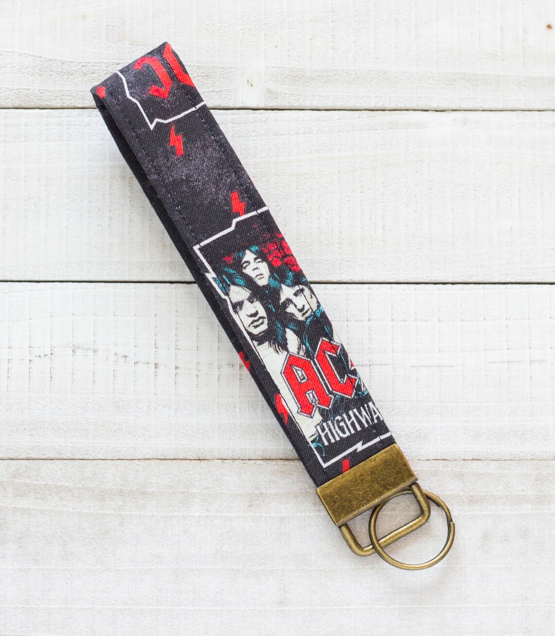 Rock Band Key Fob Rock Band Keychain Keychain Wrist Strap | Etsy