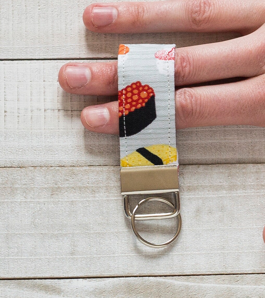 Sushi Keychain Sushi Key Fob Sushi Lover Gift Keychain | Etsy