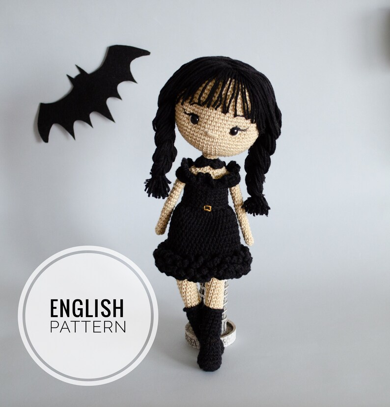 Wednesday Addams Party Dress Body Pattern PDF TUTORIAL ENGLISH - Etsy