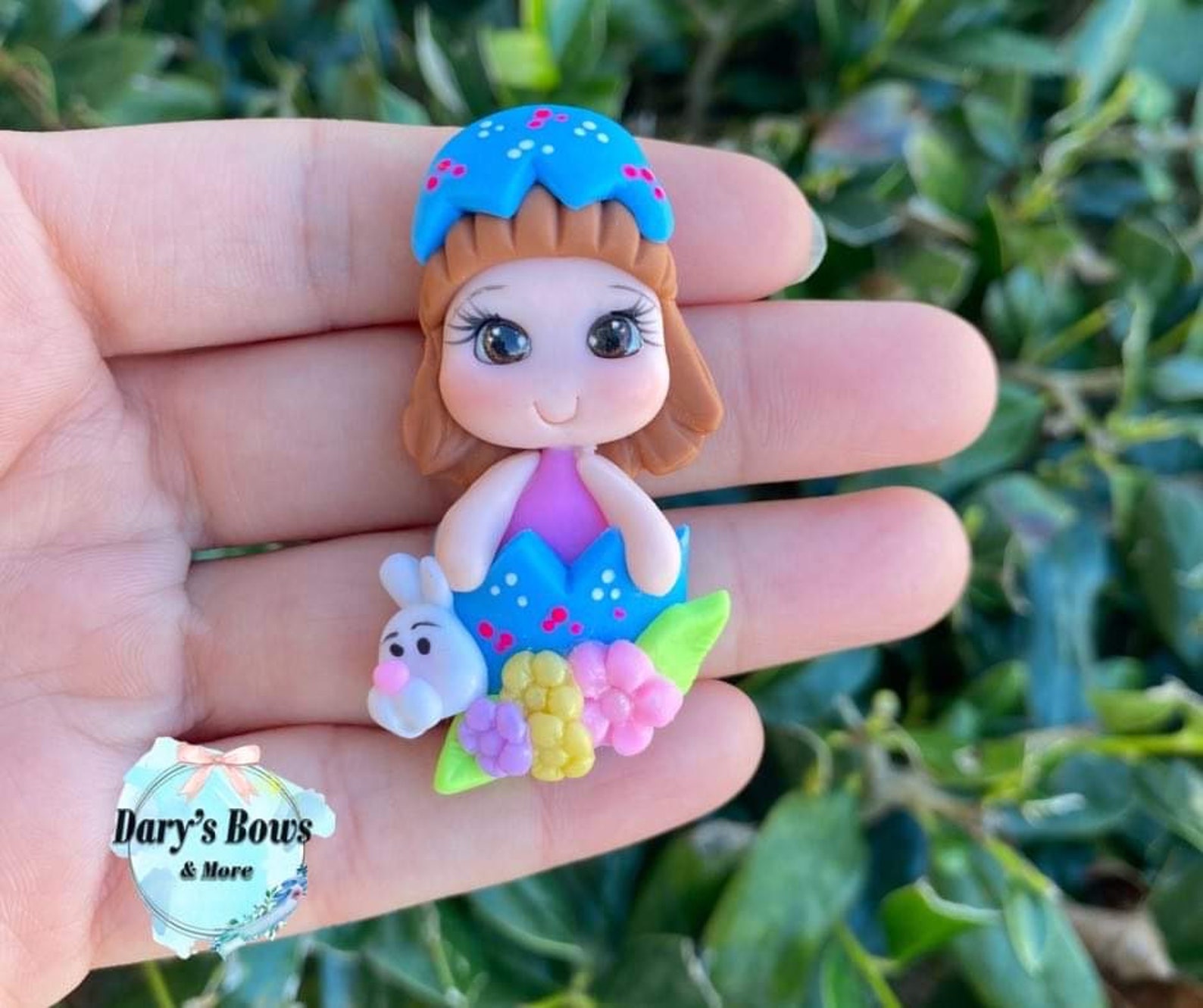 Clays for Bows, Shaker for Bows, Clay Center, Bow Embellishment, Spring ...
