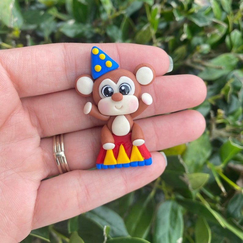 Circus Clay, Monkey Clay, Clown Clay, Clay for Bows, Clay for Hairbows ...