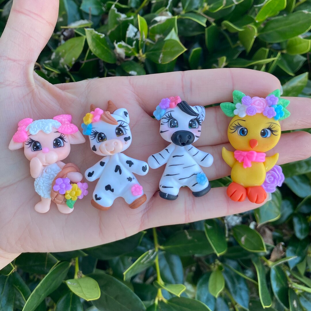 Clays for Bows, Shaker for Bows, Clay Center, Bow Embellishment, Spring ...