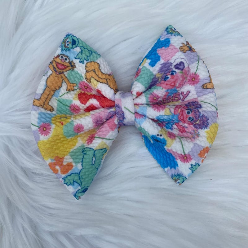 Elmo Hair Bow - Etsy