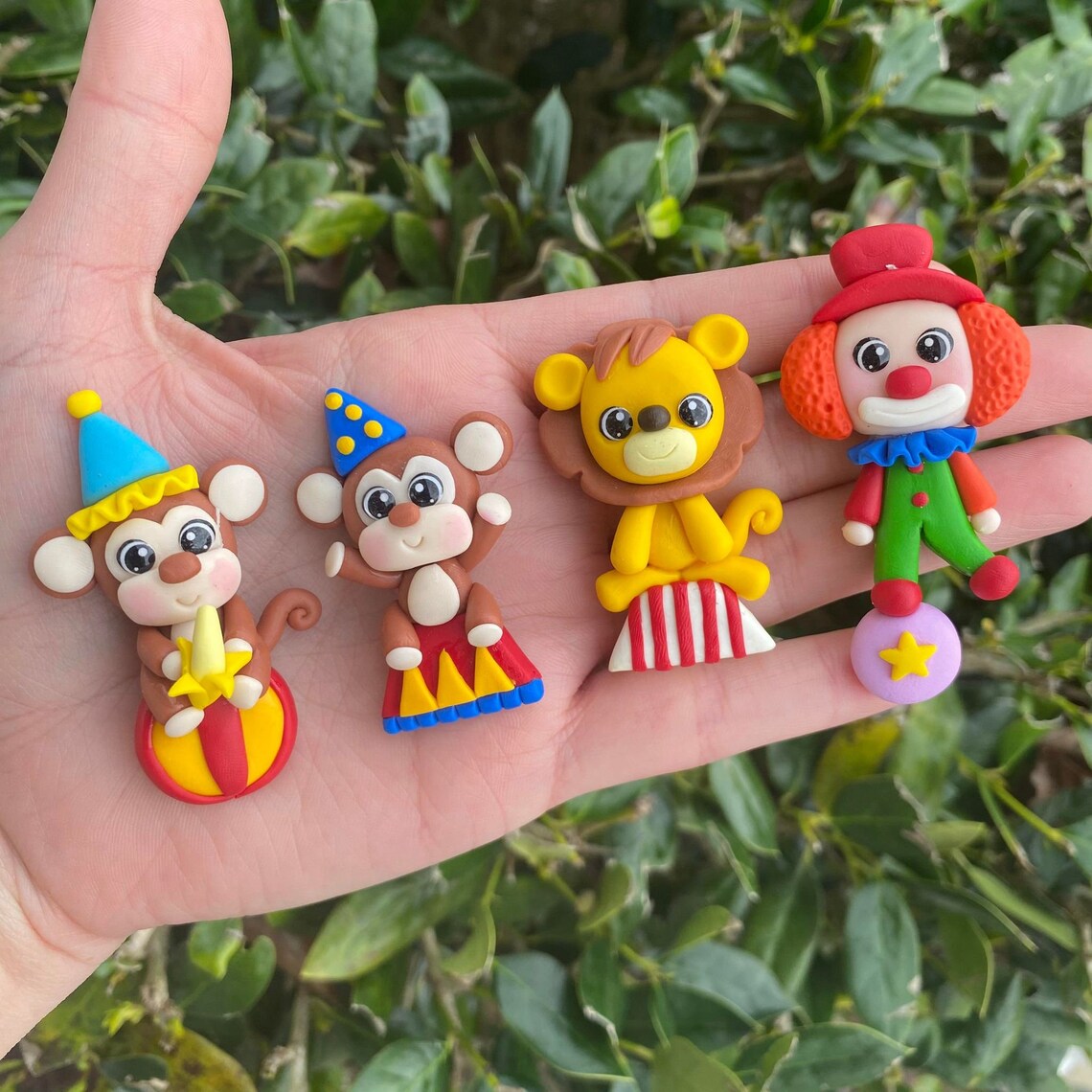 Circus Clay, Monkey Clay, Clown Clay, Clay for Bows, Clay for Hairbows ...