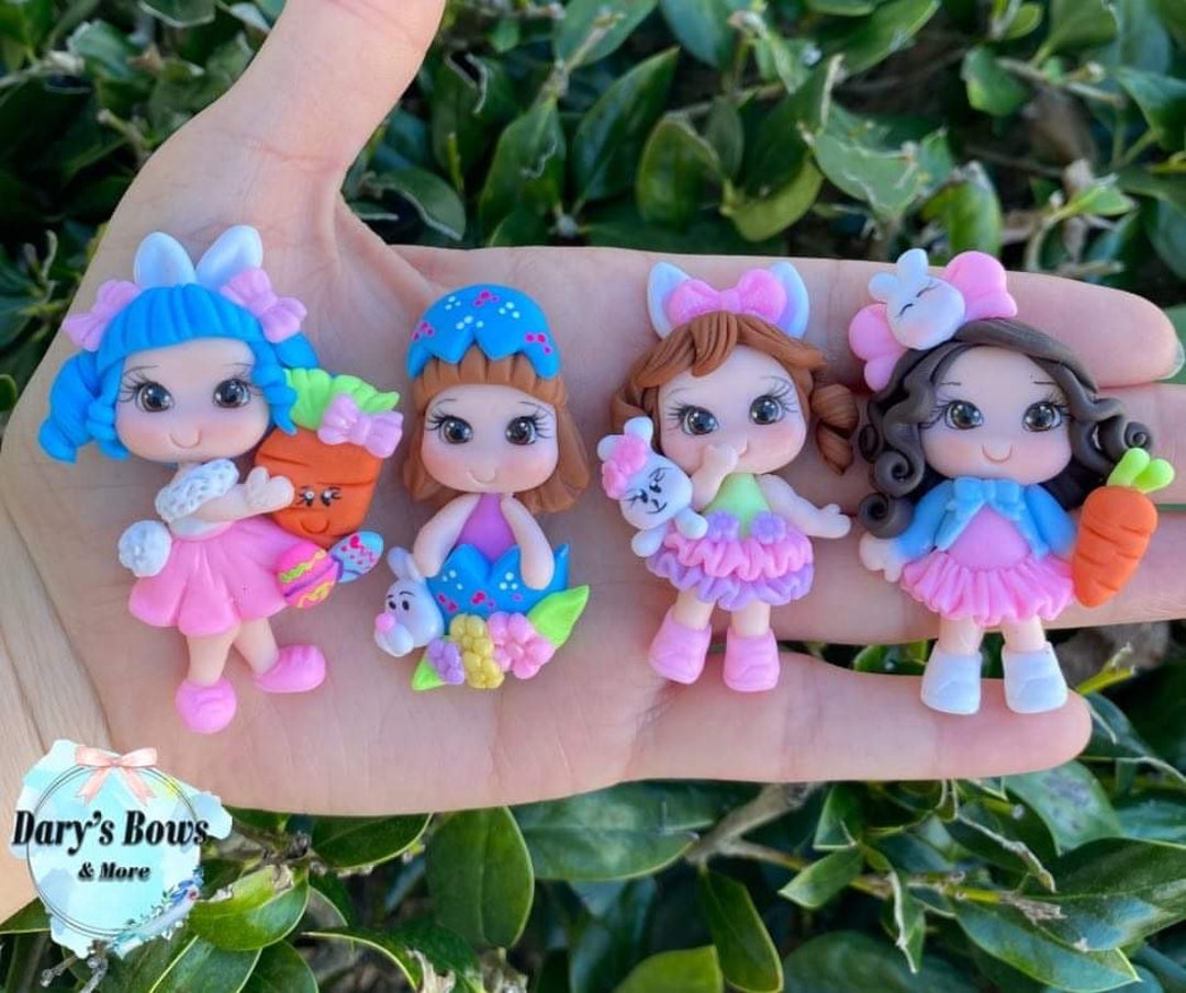 Clays for Bows, Shaker for Bows, Clay Center, Bow Embellishment, Spring ...