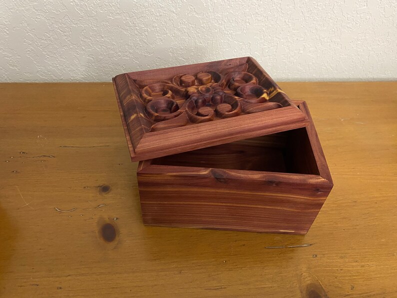 Red Cedar Box - Etsy