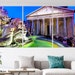 Classic Rome Pantheon Canvas Print, Iconic Italian Architecture Wall ...